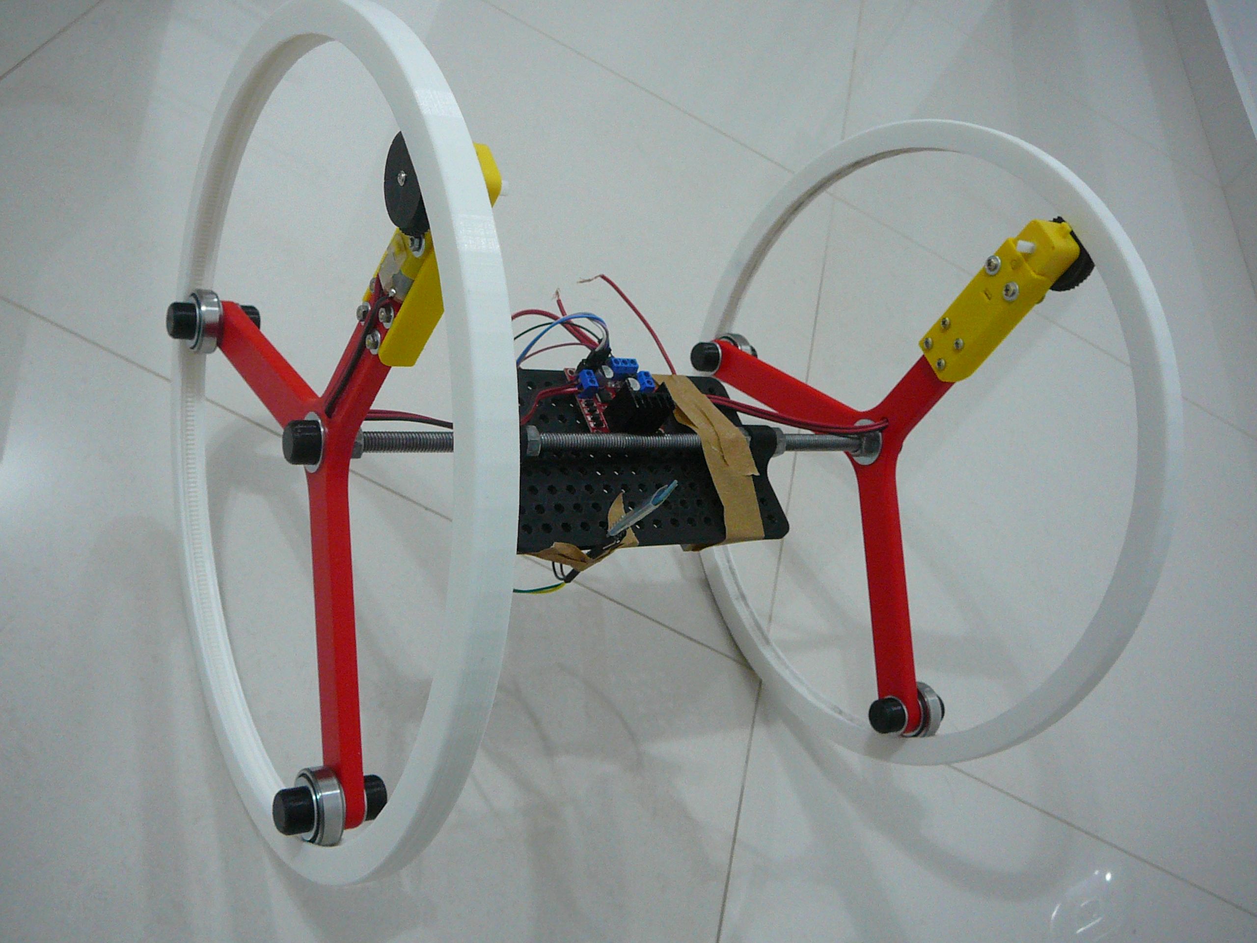 STL file giant rc arduino wheel - Robot - Robô roda・3D printer model to ...