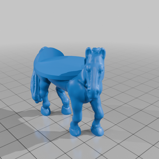 🐎 Horse / Riding Horse (DND / TTRPG)・Free 3D File for ・Cults
