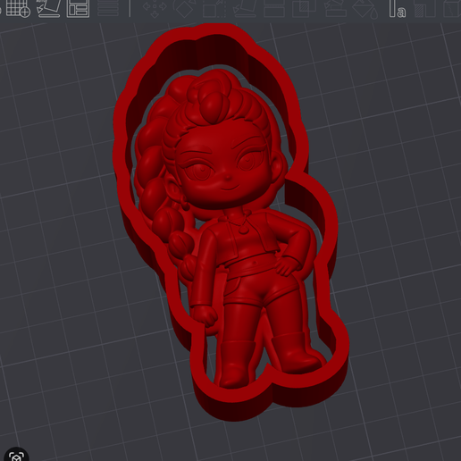 🍜 Kpop Master Mold (countermold) Rumi Huntrix.・Archivo STL para ...