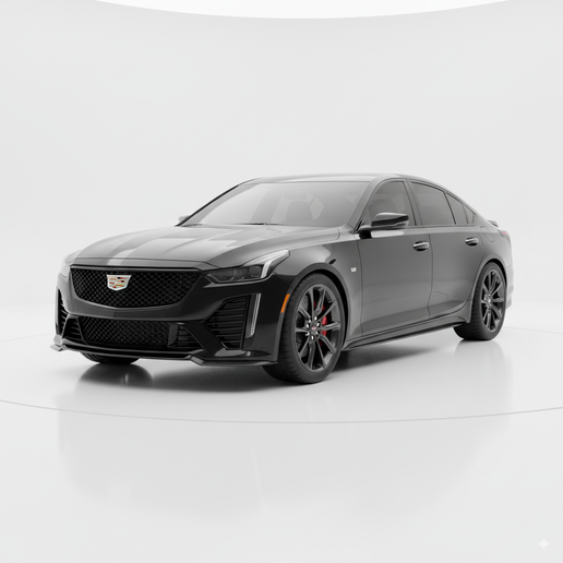 🚗 Cadillac CT5-V Blackwing - Detailed 3D Model - Performance Sedan・ STL ...