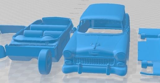 🚙 Chevrolet Nomad Wagon 1955 Printable Car・ 3D File for 3D printing・Cults