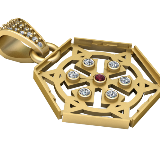 STL file THE DHARMISTA PENDANT 3D PRINTABLE MODEL 🔑 (OBJ)・3D printer ...