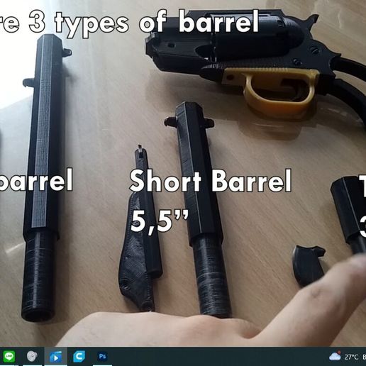 🧢 3 in 1 Remington Revolver Set Cap Gun BB 6mm Fully Functional Scale 1 ...