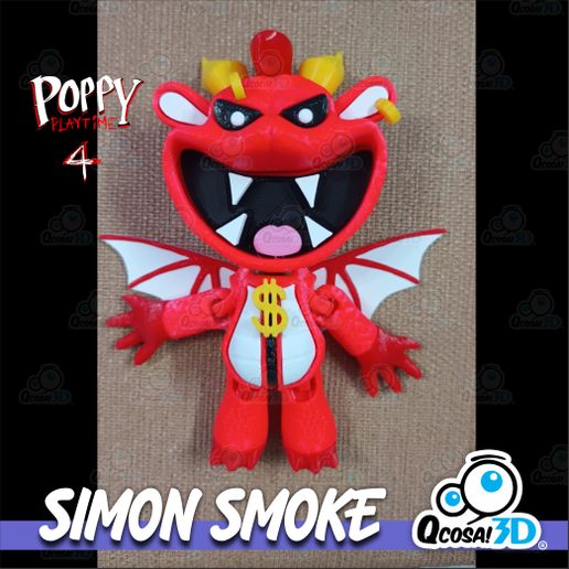 🚬 SIMON SMOKE - POPPY PLAYTIME 4・ STL File for 3D printing・Cults