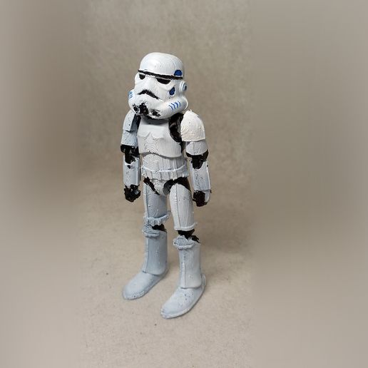 🫡 flexible Stormtrooper・ 3D File for 3D printing・Cults