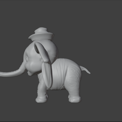 🐉 Dumbo, elefante・ STL File for 3D printing・Cults