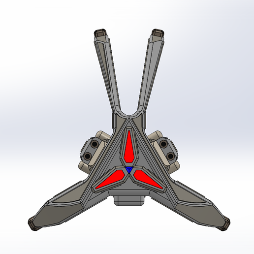 🚀 Chiss Clawcraft Bomber, StarWars, armada style stand mount・Free STL ...