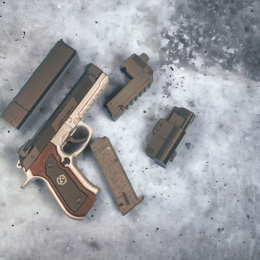 STL file Residual Evil Samurai Edge Albert 01 Props 🗡️ ・3D printer ...