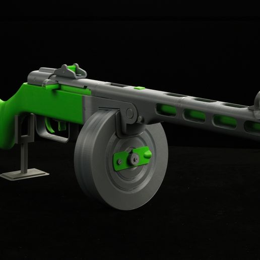 🔫 zvc toy gun ppsh41・ STL File for 3D printing・Cults