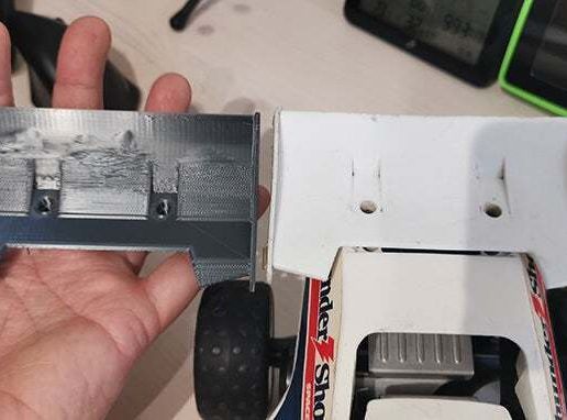 Free STL file Tamiya Thunder Shot 46001 - Spoiler 🌩️ ・3D print object ...