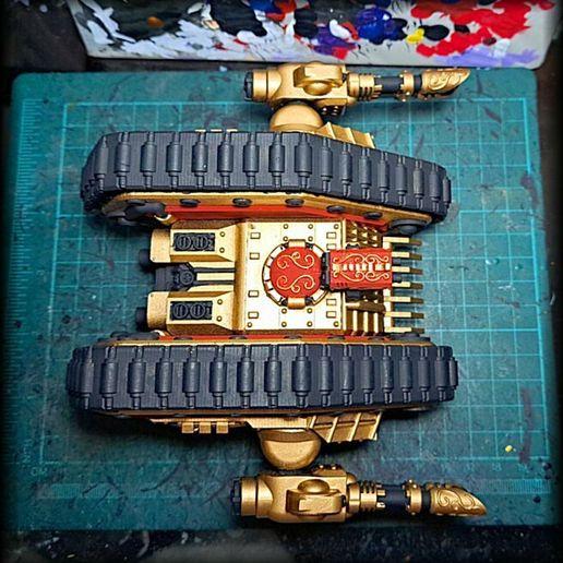 🪖 OPR - CUSTODIAN BROTHERS - HEAVY BATTLE TANK - HELLSTORM・ STL File ...