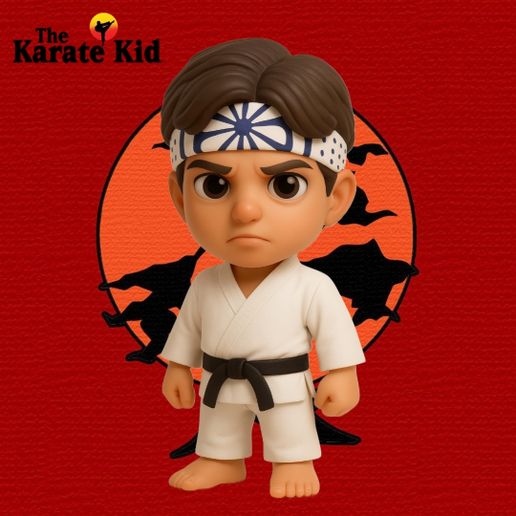🥋 Karate Kid - Chibi 3D Printable Figure Pack (5 Characters) | 80s ...