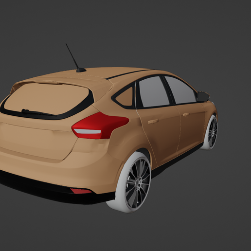 🚙 Ford Focus 3 Hatchback Posición・Archivo STL para ・Cults