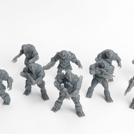 👽 Alien Alliance Ape Minor STL Pack・ 3D File for 3D printing・Cults
