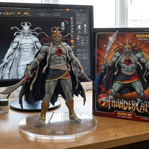 MUMM-RA THE EVER-LIVING: Mal eterno! 🏛️ Modelo 3D do vilão dos ...
