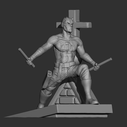 🦸 Daredevil・ STL File for ・Cults