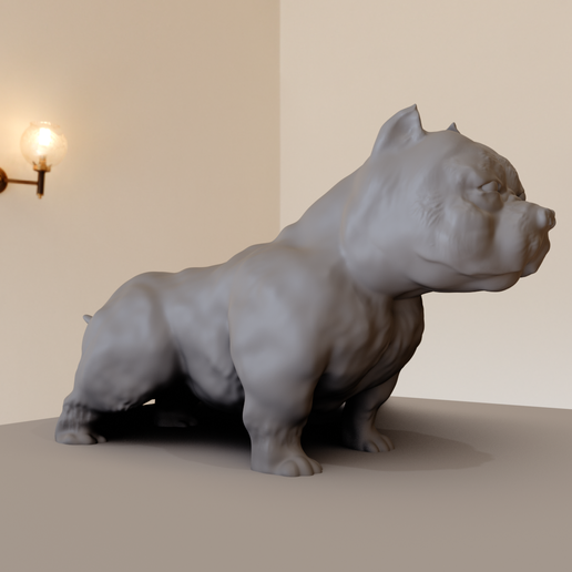 🐂 exotic bully bull dog stl・ STL File for 3D printing・Cults
