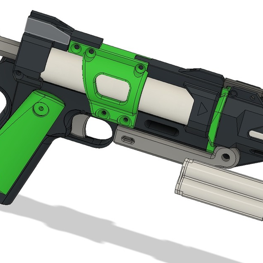 🔫 NERF Meaker Mk 18 Assault Pistol・Free 3D File for ・Cults