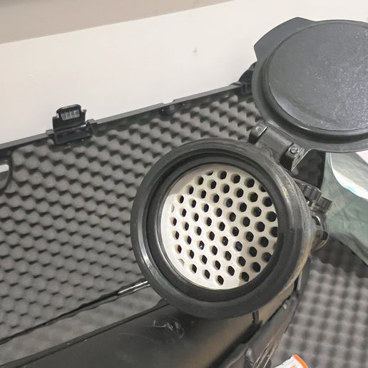 🔫 Scope Lens protector Honeycomb pattern - 48mm・Free STL File for 3D ...
