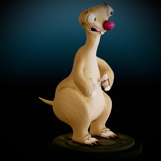 🦥 Sid the Sloth / Sid the Sloth・Free STL File for 3D printing・Cults