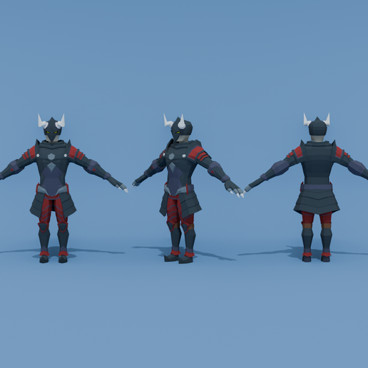🖼️ low Poly Demons・ 3D File for ・Cults