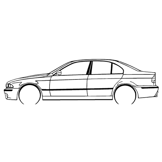 STL file BMW M5 E39 🚗 (DXF)・Design to download and 3D print・Cults