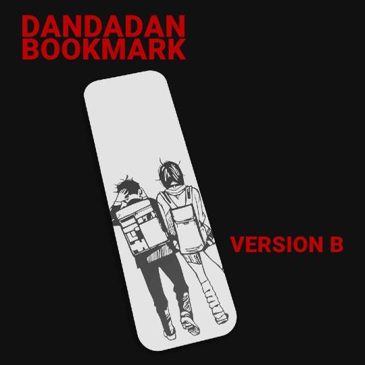 3MF file DanDaDan Bookmark - 03 / .2 Nozzle 🔖 ・3D printing design to ...