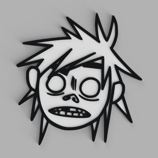 2d drawing gorillaz