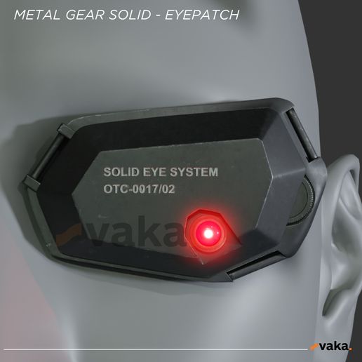 🐍 Solid Snake Eyepatch Metal Gear Solid 3D Print Model File 3D print ...
