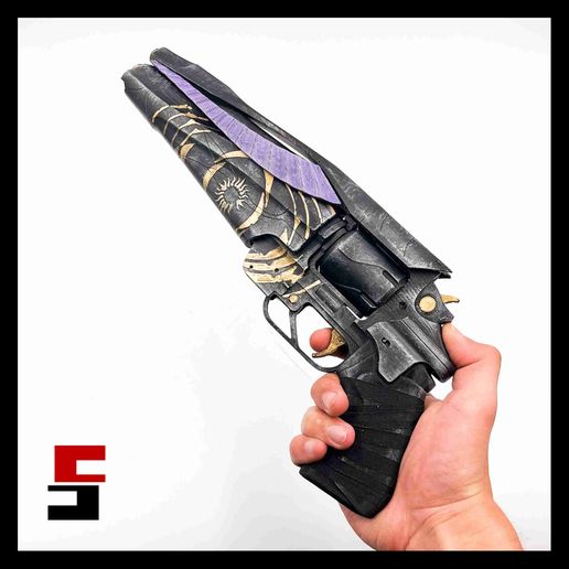 🔨 Destiny 2 Igneous Hammer Pistol Replica Prop・ STL File for 3D ...