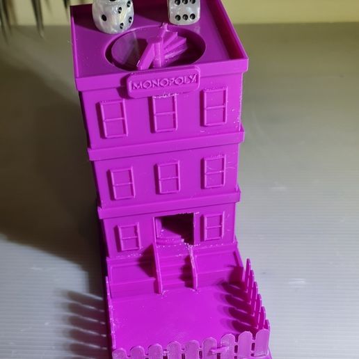 🎲 Monopoly dice tower・Free 3D File for ・Cults