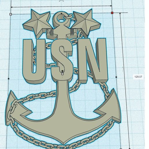 navy anchor crochet pattern