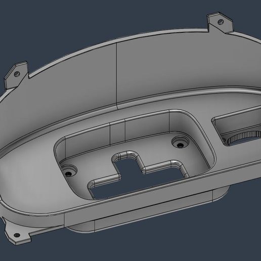 💨 Civic EK FT550 flush mount dash・ STL File for 3D printing・Cults