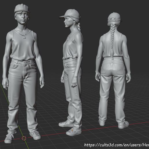 👧 Lex Murphy of Jurassic Park (Fanmade)・ STL File for 3D printing・Cults