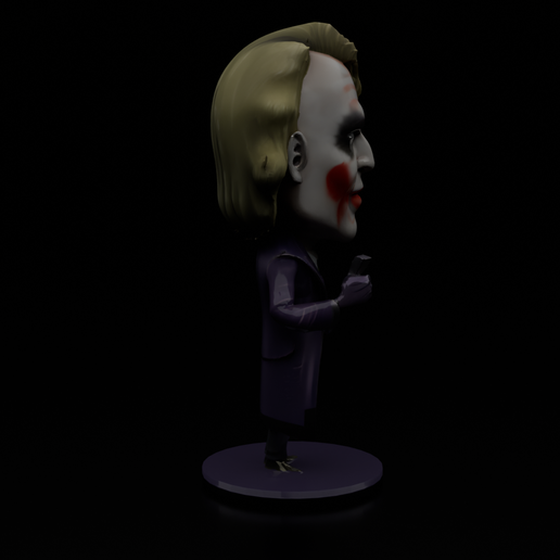 🃏 Joker 3D Model High Quality STL for Printing and Collectibles Low ...
