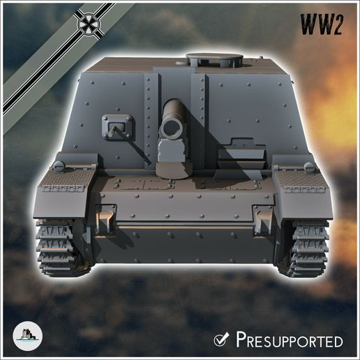 🇩🇪 Sturm-Infanteriegeschutz 33B StuiG-33B - Germany Eastern Western ...