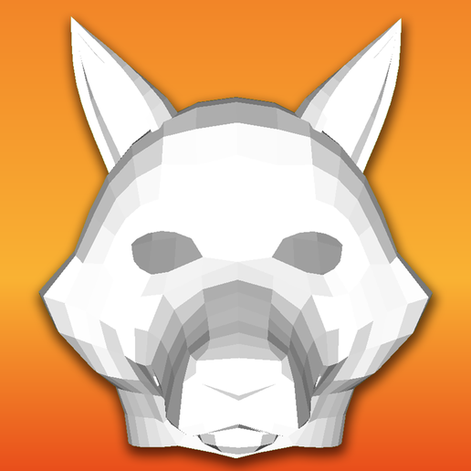 🐺 Lobo Cosplay Cabeza - Pepakura Plantilla 3D・Archivo 3D para ...