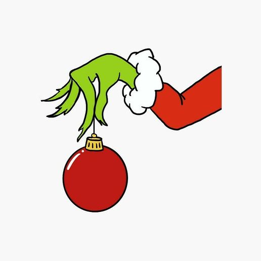 Grinch Hand・ 3D File for ・Cults