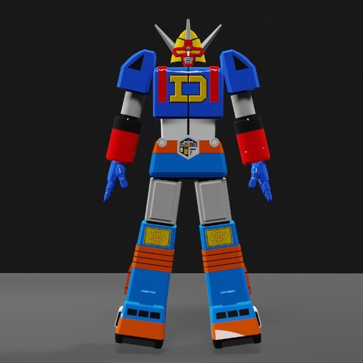 🇯🇵 Denshi Sentai Denziman- DaiDenzin・ OBJ File for 3D printing・Cults