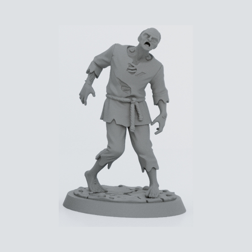😵 Shambling Dead – Classic Zombie Horde (28mm DnD Undead Pack)・Free STL ...