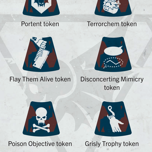 🎲 Nemesis Claw Tokens - Kill Team 2024・Free STL File for 3D printing・Cults