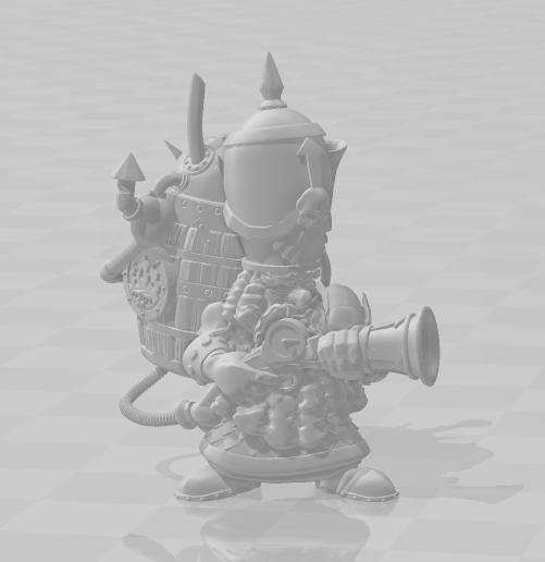 🎲 Naphta Trower model infernal dwarf・Free STL File for ・Cults