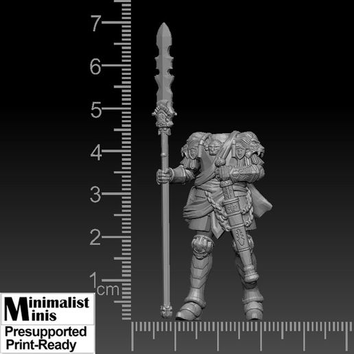 🦁 Custom Lord Commander Body・ STL File for 3D printing・Cults
