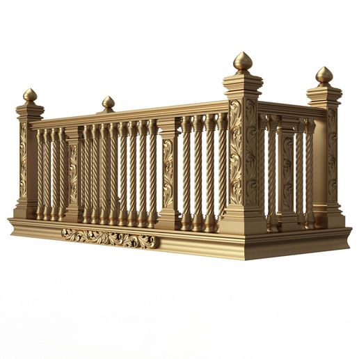 arquivo 3D Classic Balcony 04 🏛️ ・design de impressão 3D para download ...