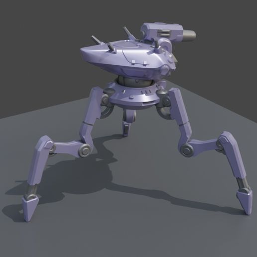 🔫 American Mecha Scout Tripod・ 3D File for 3D printing・Cults