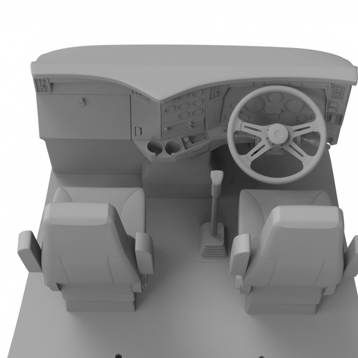 🚕 KENWORTH T-909 50" INTEGRAL SLEEPER 1/14 SCALE CAB・ STL File for 3D ...
