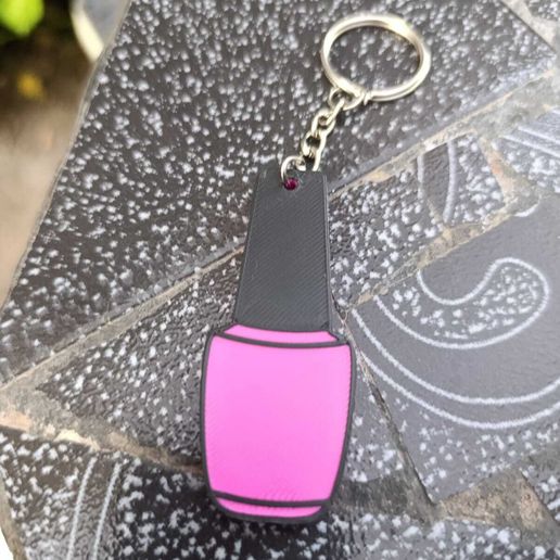 🗝️ keychain - can opener - nail polish・ 3MF File for 3D printing・Cults
