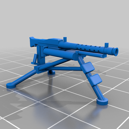 🗺️ World War Two German Machine Gun Team・Free STL File for ・Cults