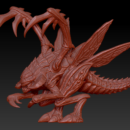 🎲 starcraft Zergling・ STL File for 3D printing・Cults