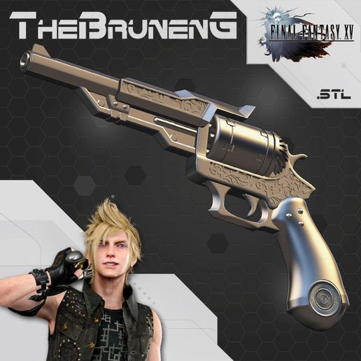 🔫 Final Fantasy 15 Prompto Cosplay gun [3d print file]・ STL File for 3D ...